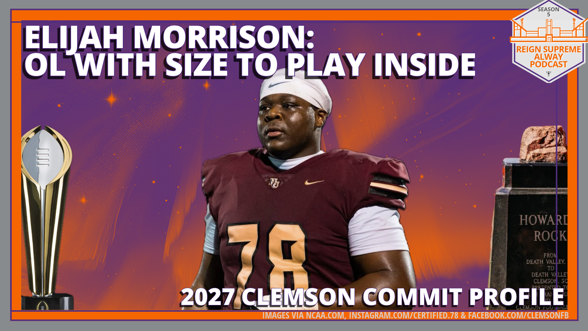 Elijah Morrison Commits to Clemson for Recruiting Class of 2027: Analysis